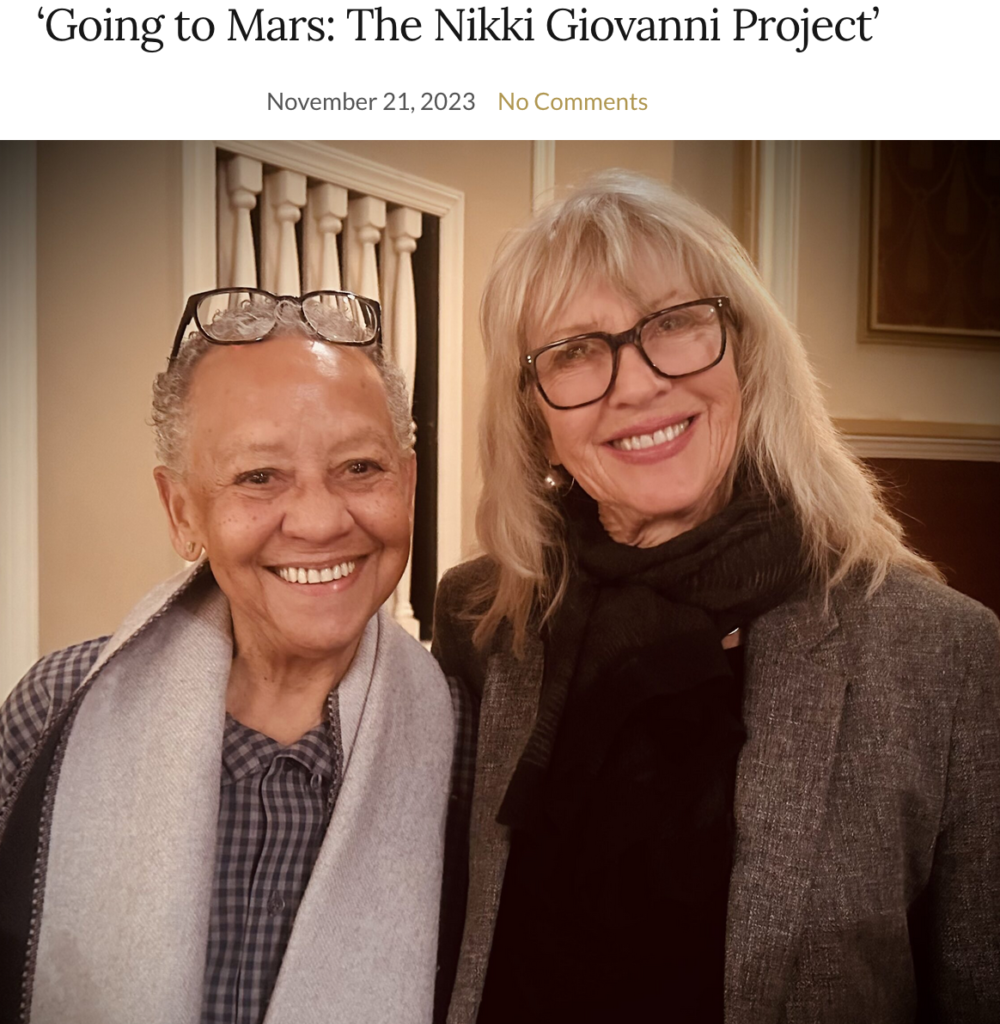 Life without Nikki Giovanni – Artemis Journal